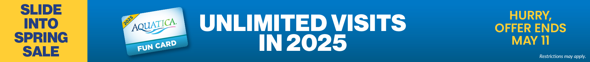 Fun Card – Visit Again and Again All Year | Aquatica Orlando