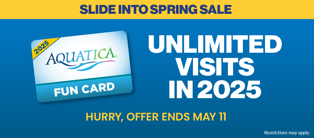 Fun Card – Visit Again and Again All Year | Aquatica Orlando